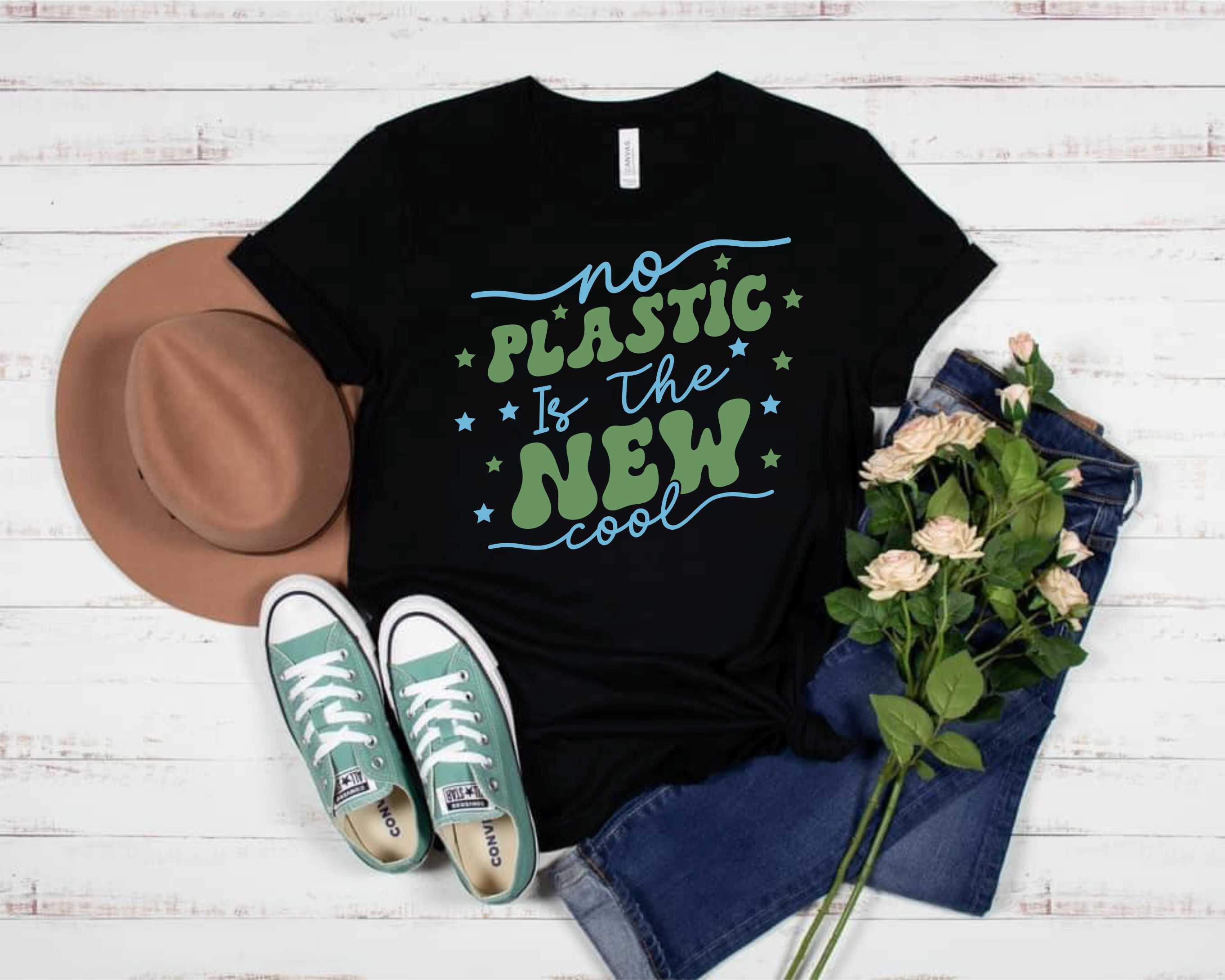 No Plastic Is The New Cool - Transfer